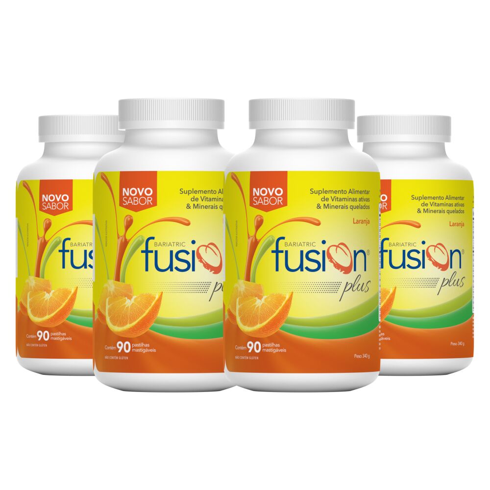 Pack c/ 4 Bariatric Fusion Plus® – SABOR LARANJA – eSuprimed