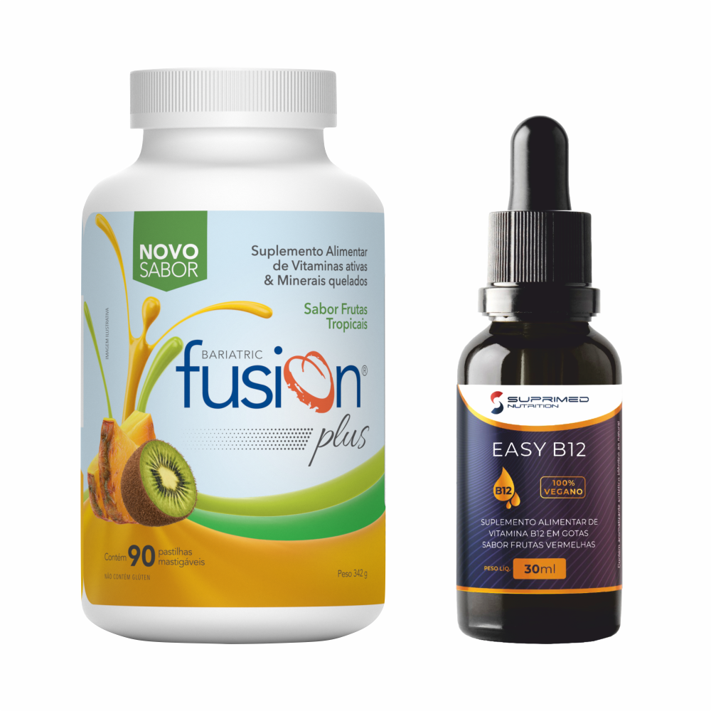 Kit Vitamine Total – Bariatric Fusion Plus FRUTAS TROPICAIS + EASY B12 ...