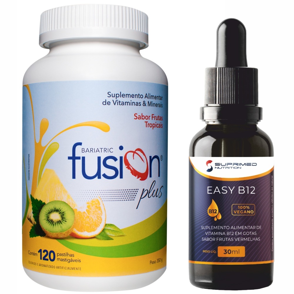 Kit Vitamine Total – Bariatric Fusion Plus FRUTAS TROPICAIS + EASY B12 ...